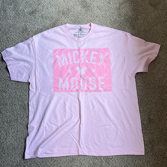 Disney | Tops | Mickey Mouse Pink Chromatic Shirt | Poshmark